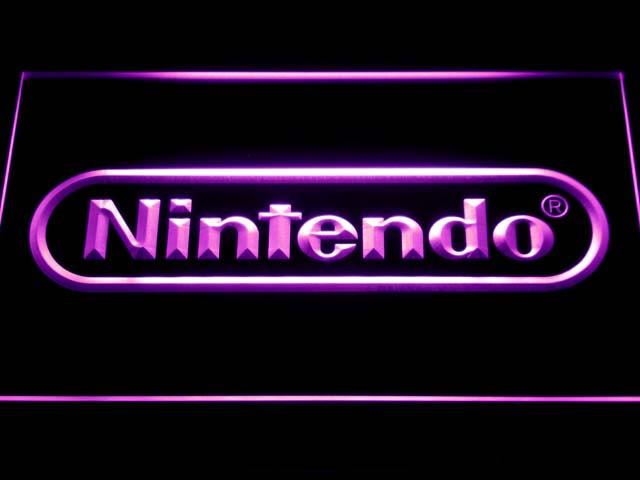 Nintendo LED Neon Sign USB | The perfect gift for your room or cave
